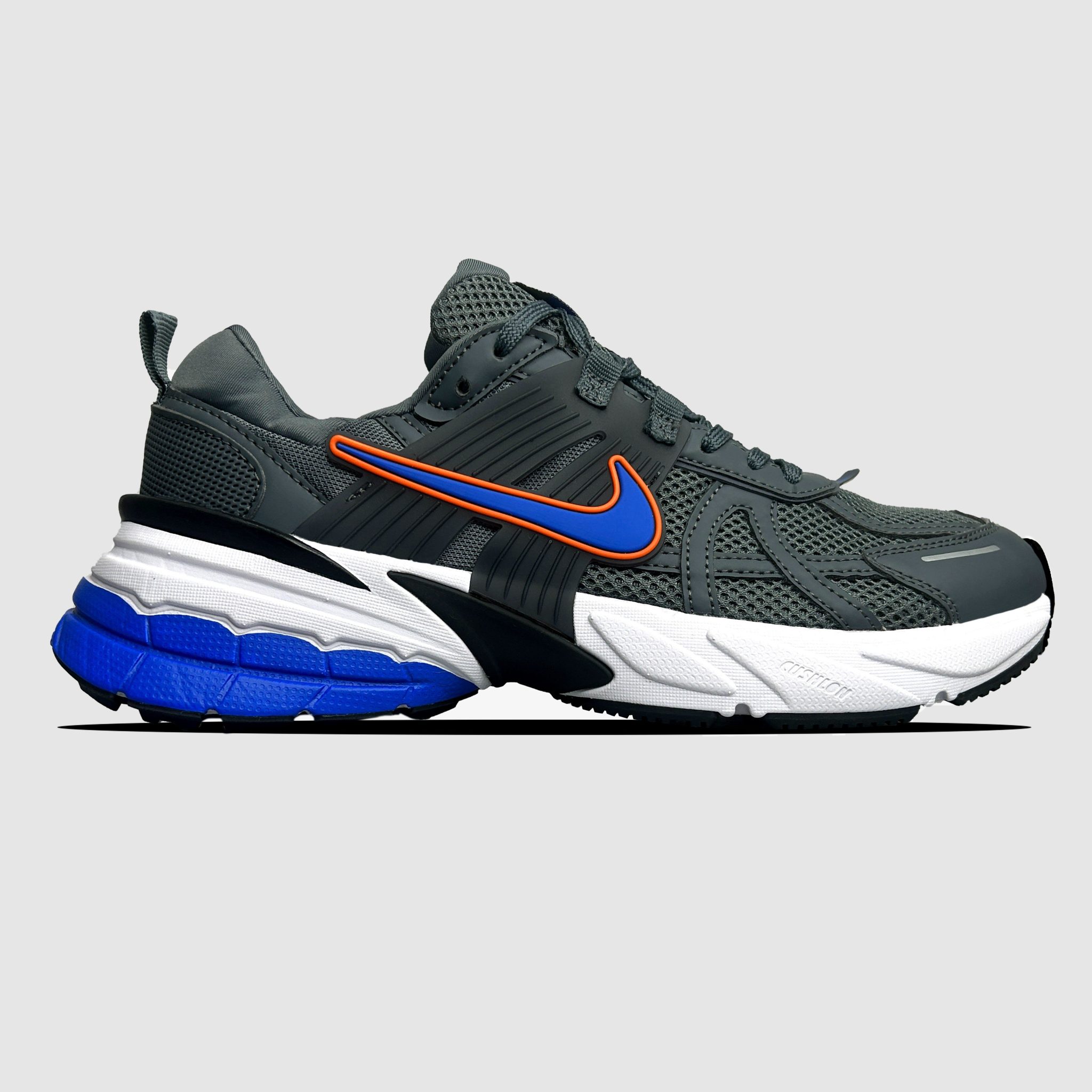 NIKE V2K RUNTEKK GREY BLUE - TeemoSneaker