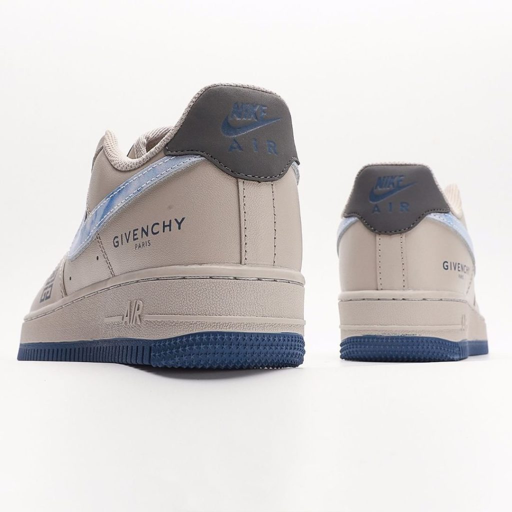NIKE AIR FORCE 1 BLUE GIVENCHY - TeemoSneaker