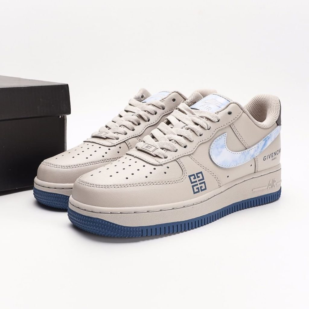 NIKE AIR FORCE 1 BLUE GIVENCHY - TeemoSneaker