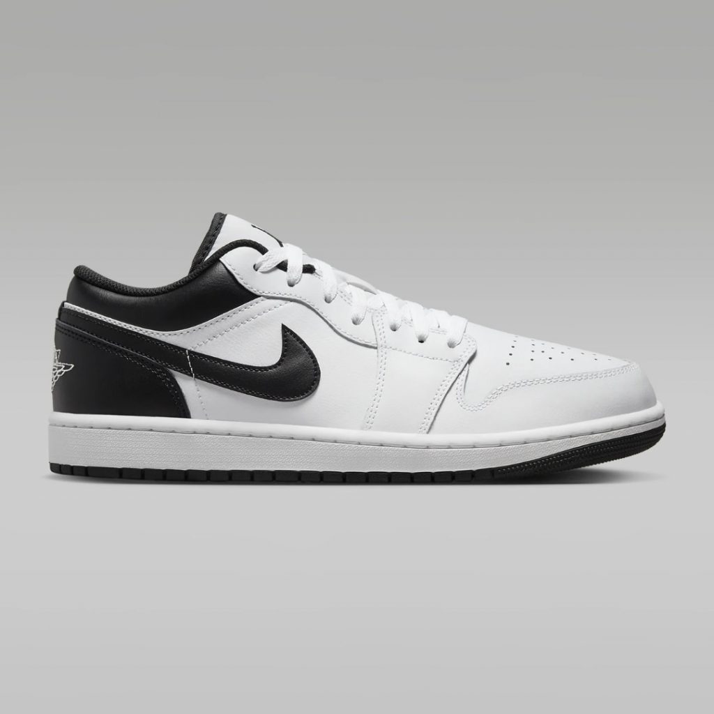 NIKE JD1 LOW GS WHITE BLACK - TeemoSneaker