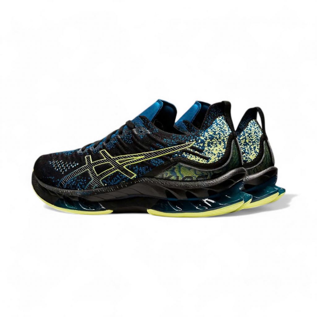ASICS GEL KINSEI BLAST BLACK GLOW YELLOW - TeemoSneaker