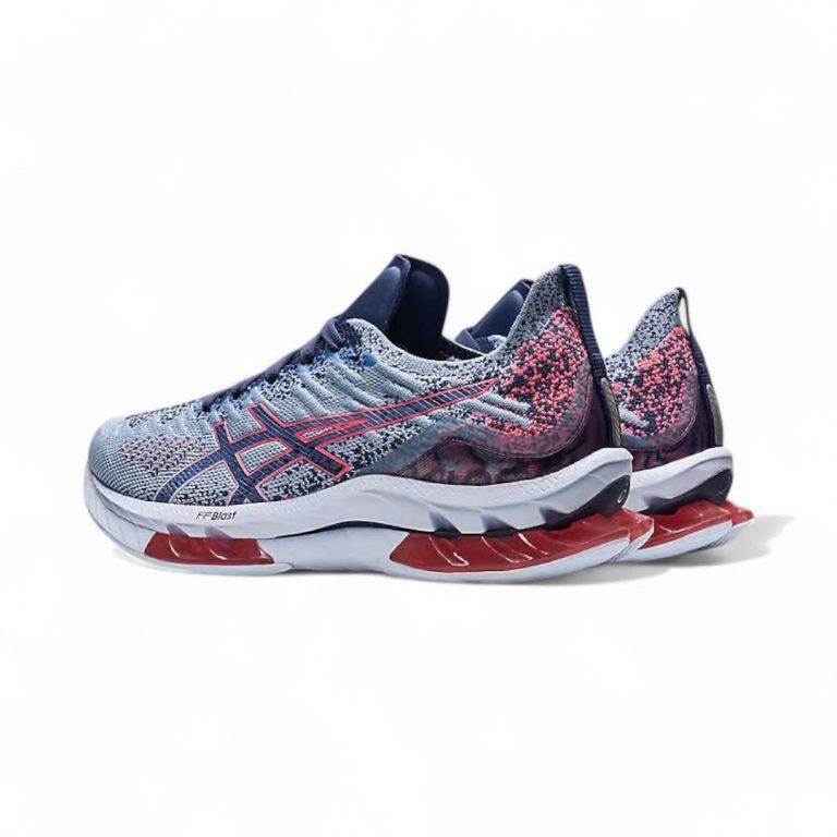 ASICS GEL KINSEI BLAST BLUE RED - TeemoSneaker