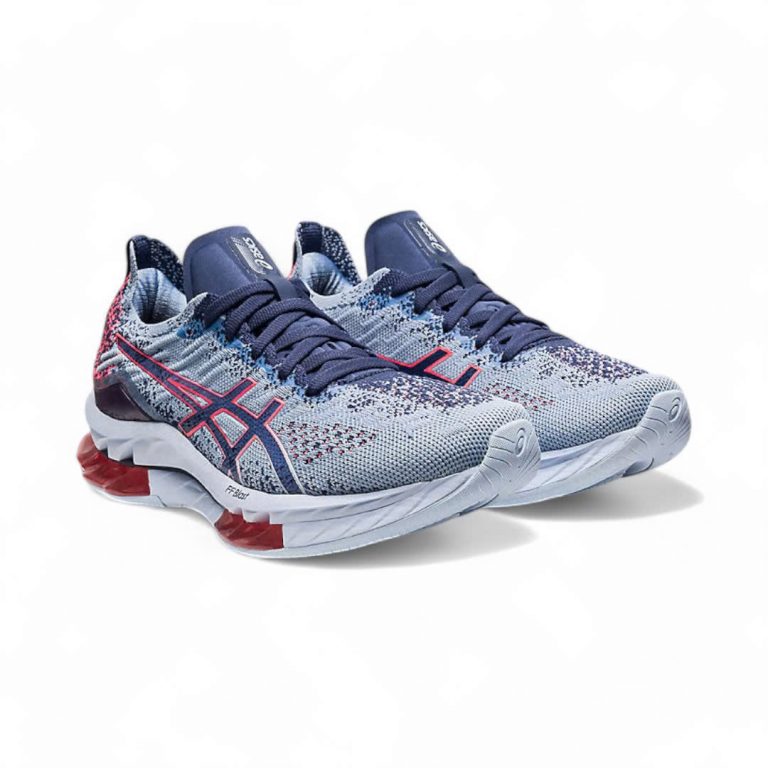ASICS GEL KINSEI BLAST BLUE RED - TeemoSneaker