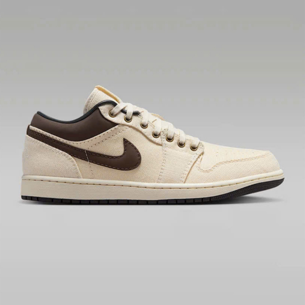 NIKE JD LOW PREMIUM PALE IVORY BAROQUE BROWN - TeemoSneaker
